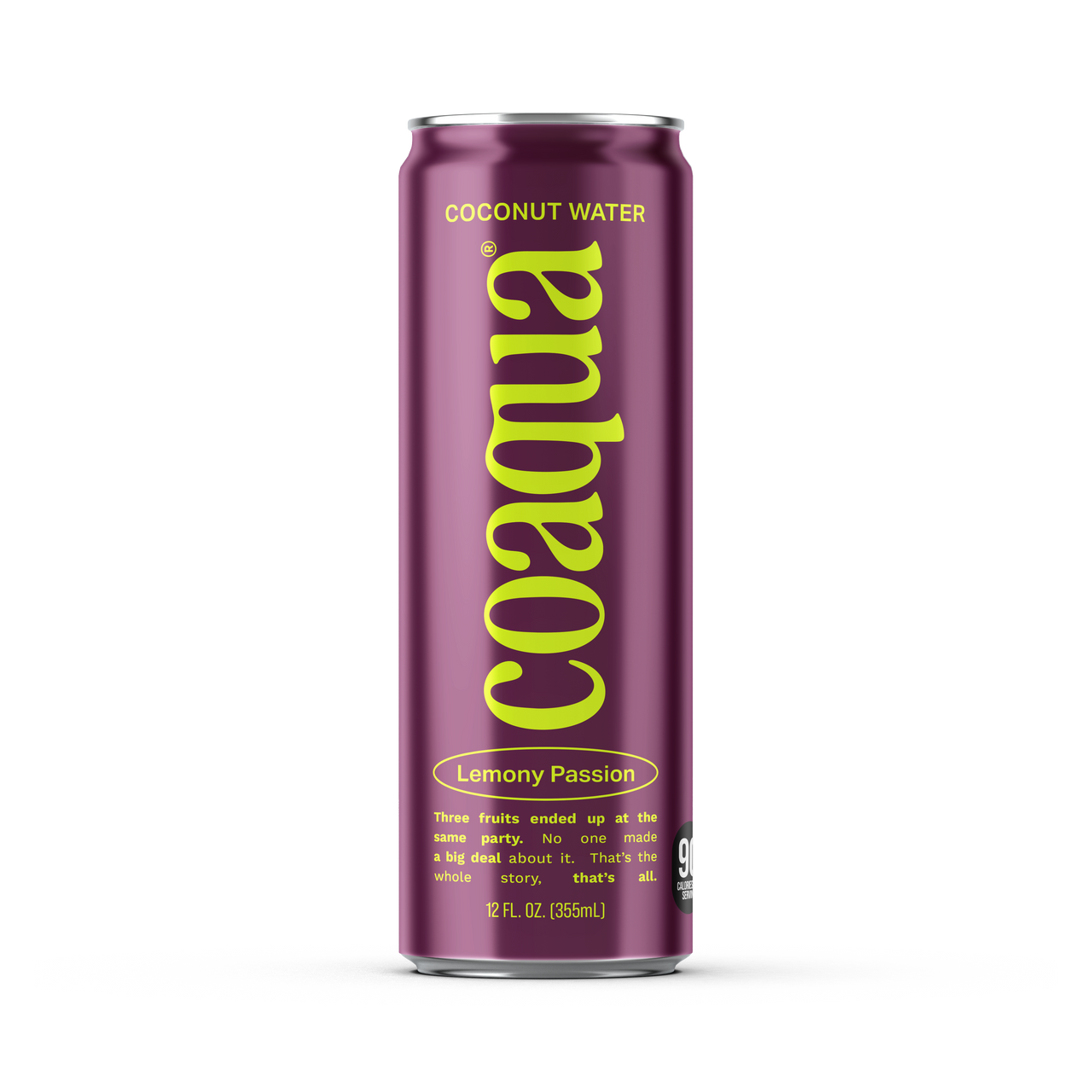 Coaqua Lemony Passion Coconut Water